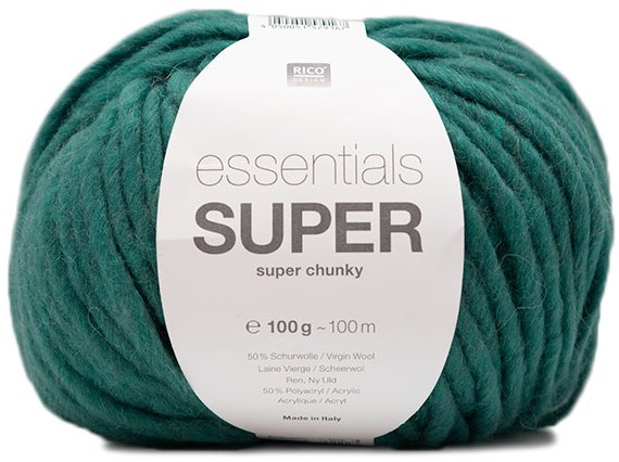 Rico Essentials Super Super Chunky 039 Green | Yarnplaza.com