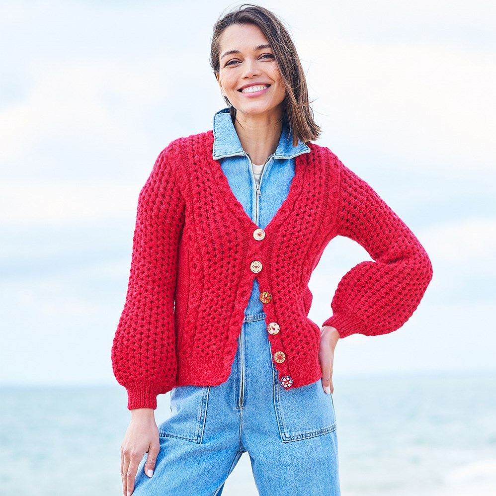 Stylecraft knitting pattern Relove Cardigan and Waistcoat (2 designs ...