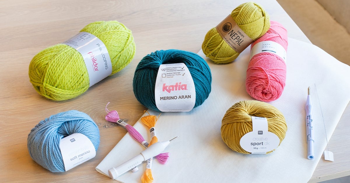 Choosing the Perfect Punch Needle Yarn - Yarnplaza.com | For knitting ...