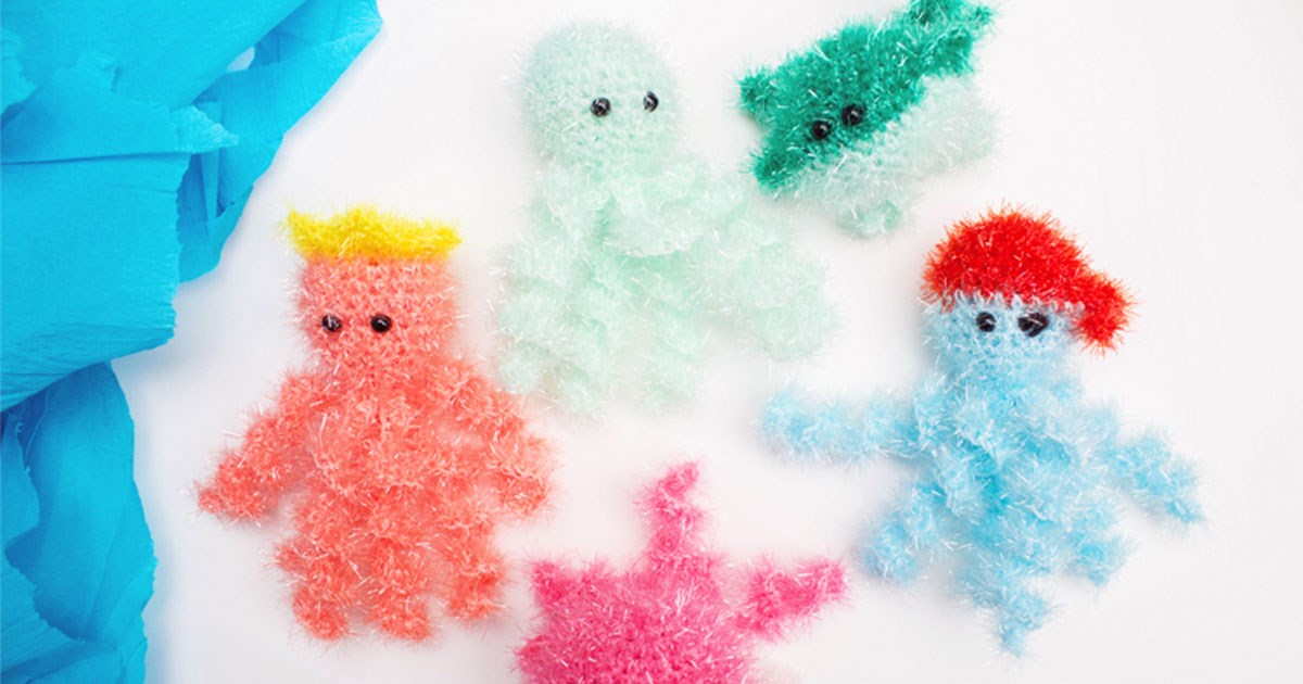 Crochet Sea Creatures with Rico Creative Bubble - Yarnplaza.com | For ...