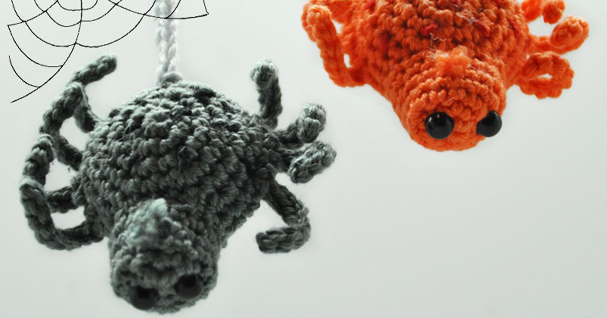 Crochet a Spider for Halloween - Yarnplaza.com | For knitting & crocheting