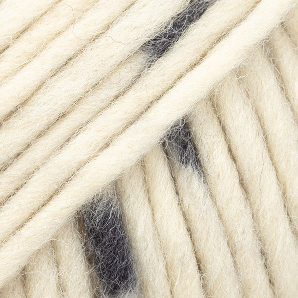 Drops Snow Print 124 Inkt Spots | Super bulky wool yarn for felting
