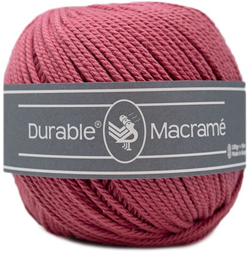 Durable Macramé 228 Raspberry | Yarnplaza.com