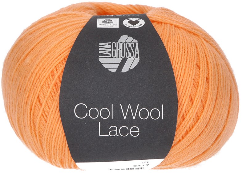 Lana Grossa Cool Wool Lace 044 Orange | Yarnplaza.com