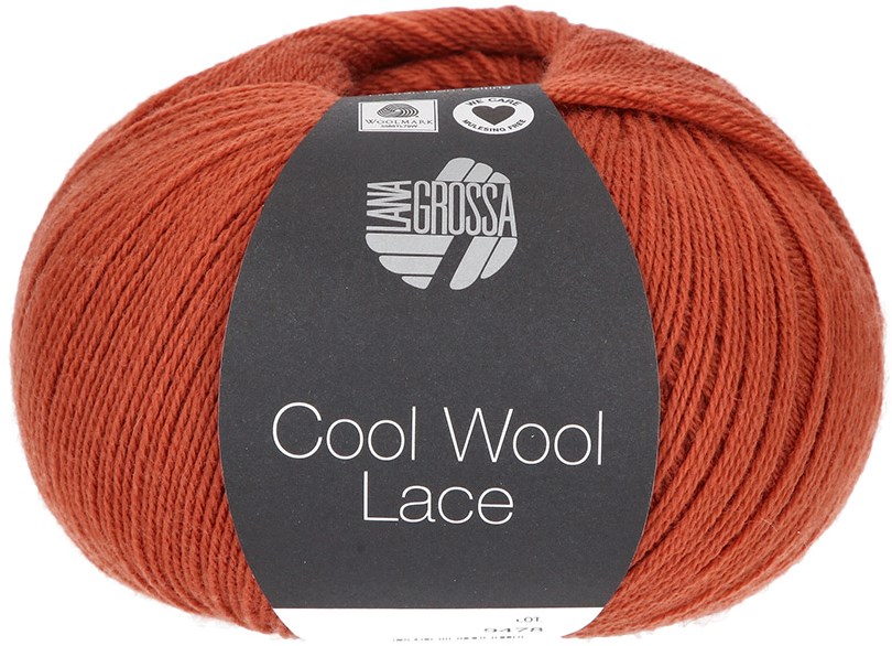 Lana Grossa Cool Wool Lace 045 Rust | Yarnplaza.com