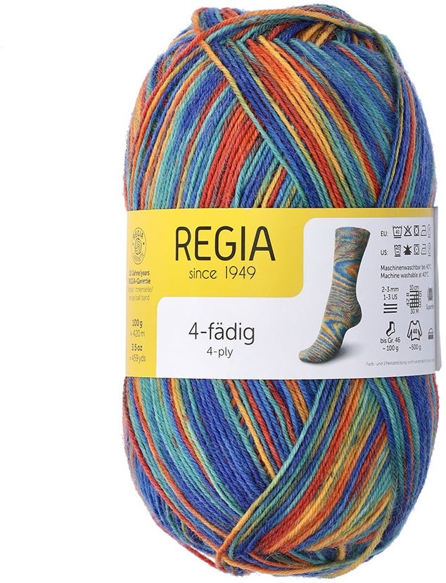 SMC Regia Sock yarn 4-ply Color - Yarnplaza.com