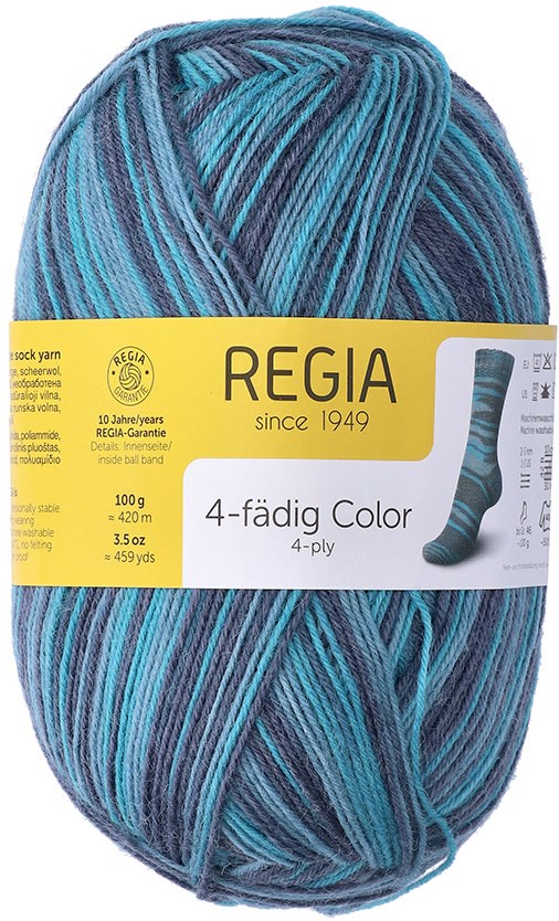 SMC Regia Sock yarn 4-ply Color - Yarnplaza.com