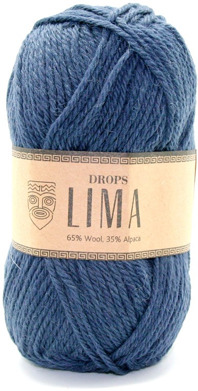 Drops Lima Uni Colour 4305 Dark blue | Yarnplaza.com