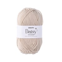Drops Daisy Uni Colour 002 Marzipan | Yarnplaza.com