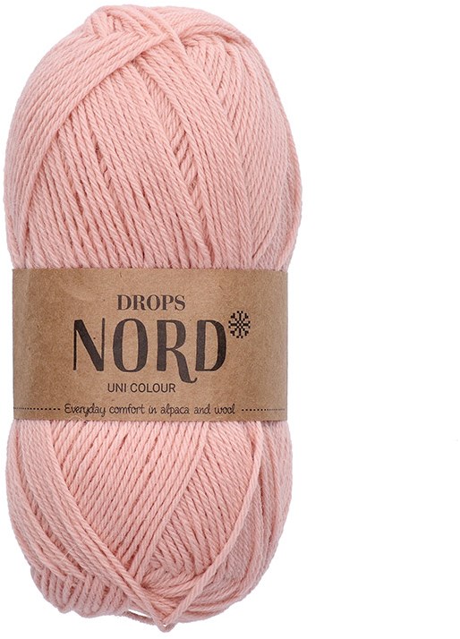 Drops Nord Uni Colour 27 Light Peach | Yarnplaza.com