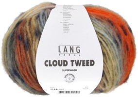 Lang Yarns Cloud Tweed 004 Brown/Green | Yarnplaza.com