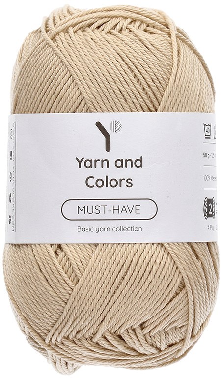 Yarn and Colors Must-have 126 Sand | Yarnplaza.com