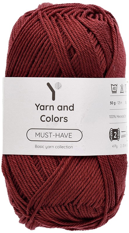 Yarn and Colors Must-have 131 Merlot | Yarnplaza.com