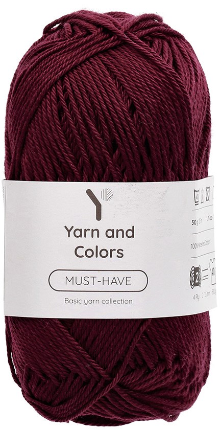 Yarn and Colors Must-have 132 Bordeaux | Yarnplaza.com