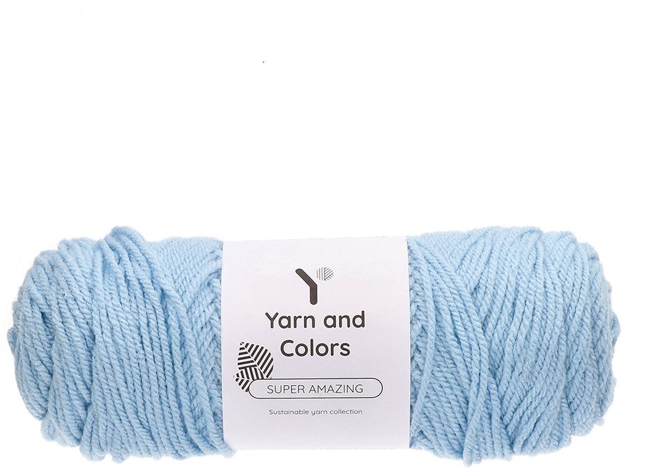 Yarn and Colors Super Amazing 063 Ice Blue | Yarnplaza.com