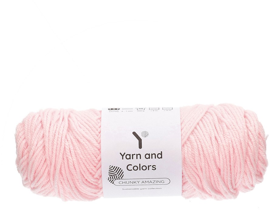 Yarn and Colors Chunky Amazing 044 Light Pink | Yarnplaza.com