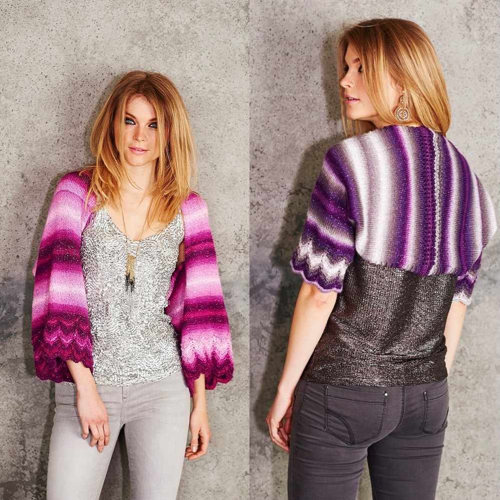 Knitting Pattern Stylecraft Cabaret DK No. 9301 Shrugs - Yarnplaza.com