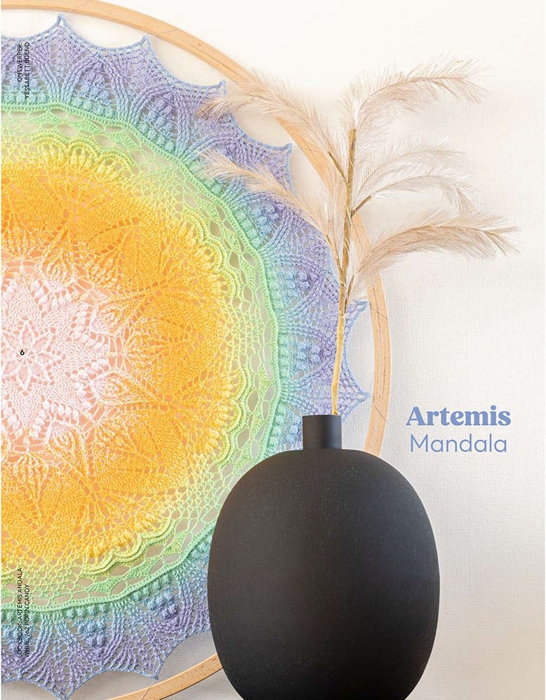 Scheepjes Pattern Portfolio Whirl | Crochet Mandalas with Gradient Yarn