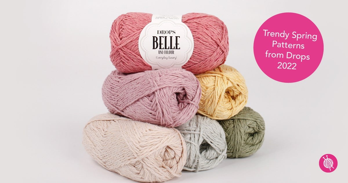 8 Free crochet and knitting patterns from DROPS for young women