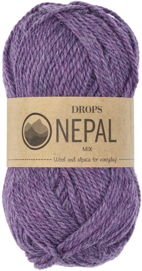 Drops Nepal Mix 4434 Purple | Yarnplaza.com