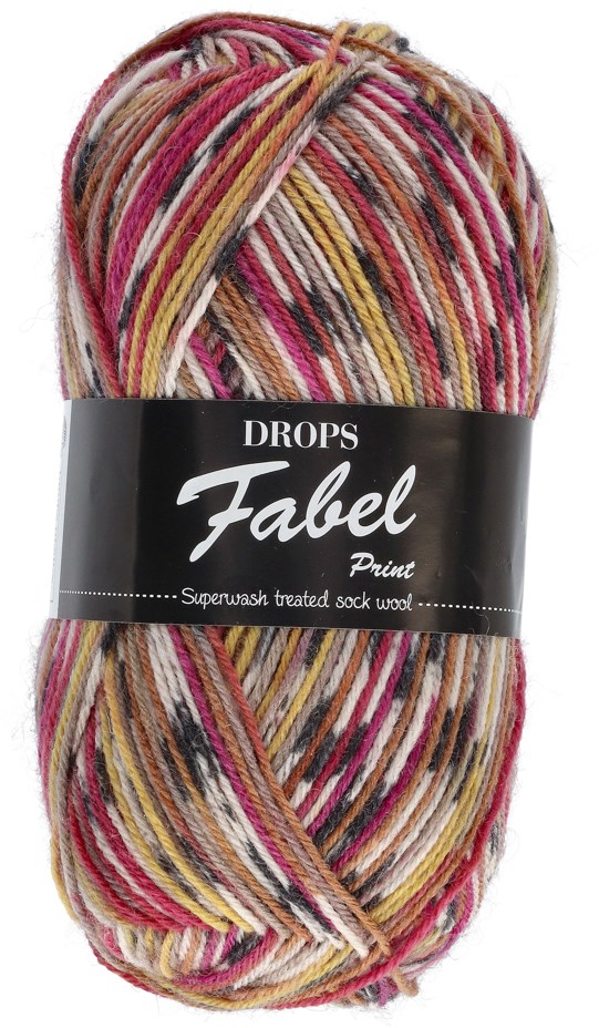 Drops Fabel Print 922 Fruit Patch | Yarnplaza.com