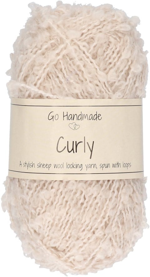 Go Handmade Curly 040 Beige - Yarnplaza.com