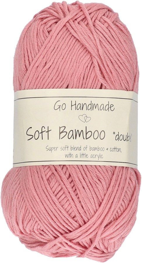 Go Handmade Soft Bamboo Double 64 Blue - Yarnplaza.com