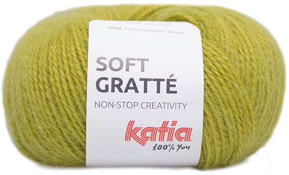 Katia Soft Gratte 062 Lemon yellow - Yarnplaza.com