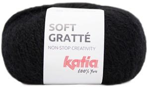 Katia Soft Gratte 076 Black yarn | Yarnplaza.com