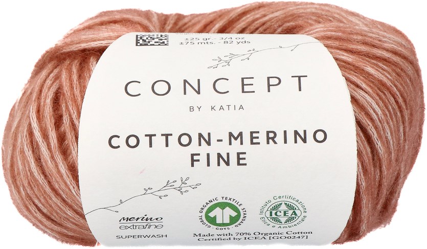 Katia Cotton-Merino Fine 081 Piel | Yarnplaza – For knitting & crochet