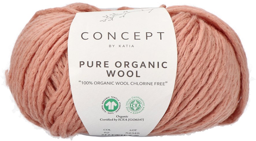 Katia Pure Organic Wool 052 Maquillaje - Yarnplaza.com