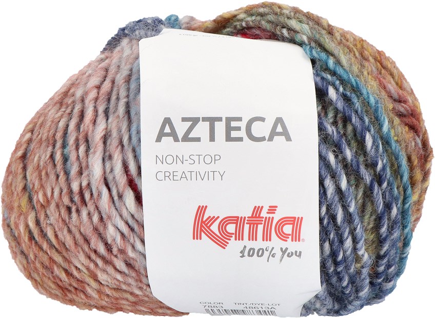 Katia Azteca 7882 Ruby red/Leaf green/Blue lilac | Order online at ...