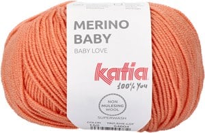 Katia Merino Baby 152 Salmon Orange - Order online at Yarnplaza.com