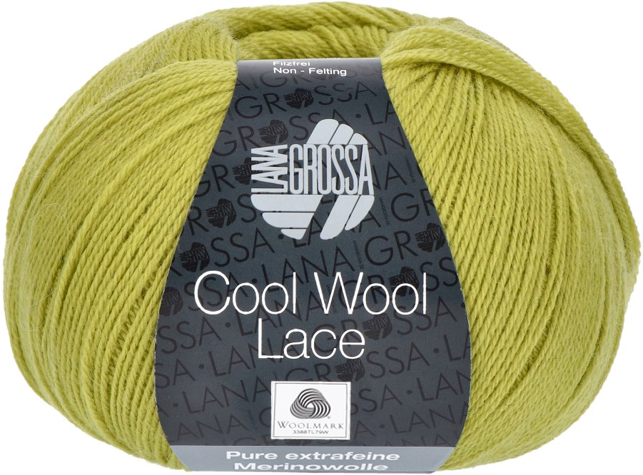 Lana Grossa Cool Wool Lace 036 Sweet Lime | Yarnplaza – For knitting ...
