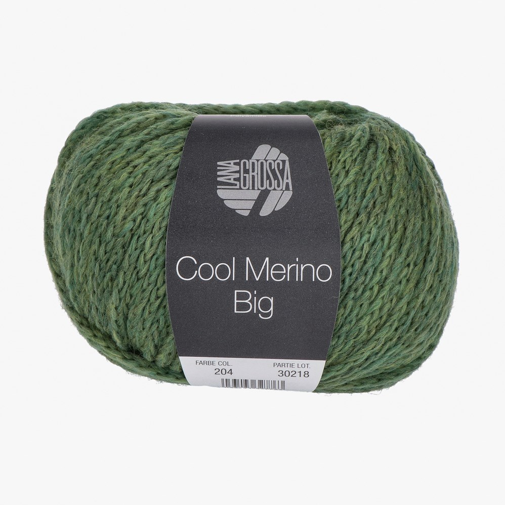 Lana Grossa Cool Merino Big 204 Green | Yarnplaza.com