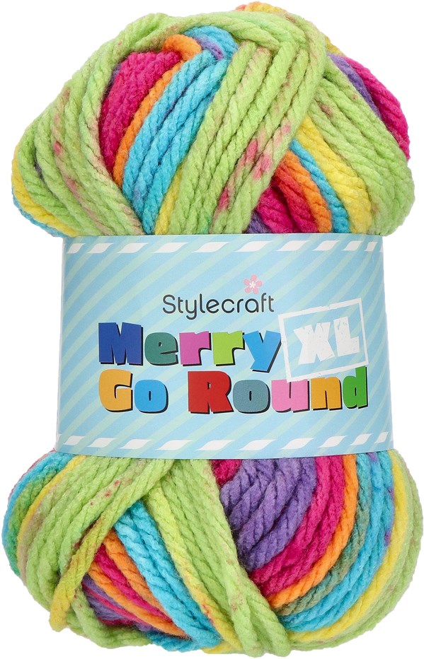 Stylecraft Merry Go Round XL 3142 Rainbow | Yarnplaza.com