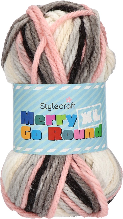 Stylecraft Merry Go Round XL 3728 Liquorice Whirl | Yarnplaza.com