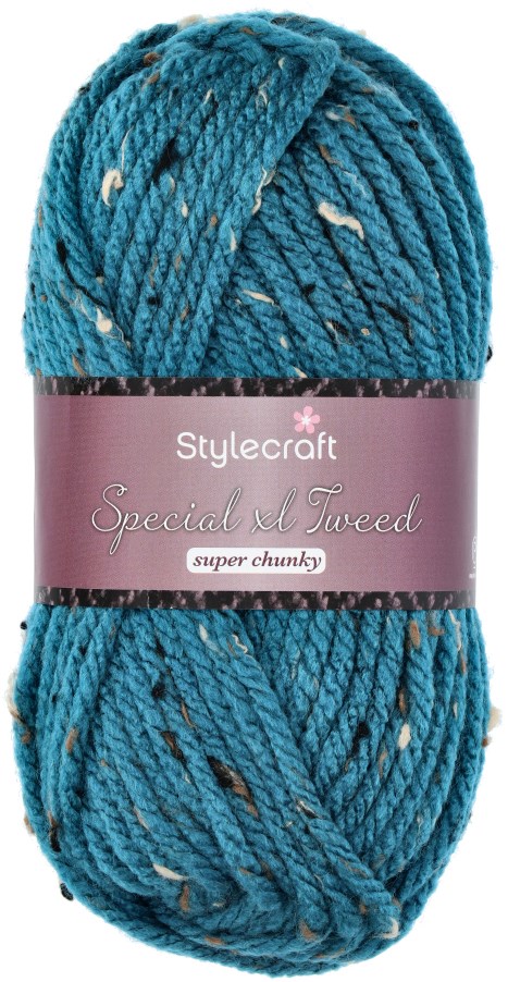 Stylecraft Special XL Tweed Super Chunky 1708 Petrol | Yarnplaza.com