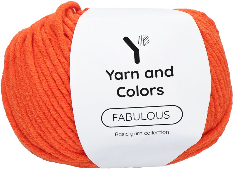 Yarn and Colors Fabulous 022 Fiery Orange | Yarnplaza.com