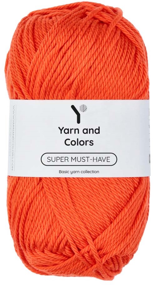 Yarn and Colors Super Must-have 022 Fiery Orange | Yarnplaza.com