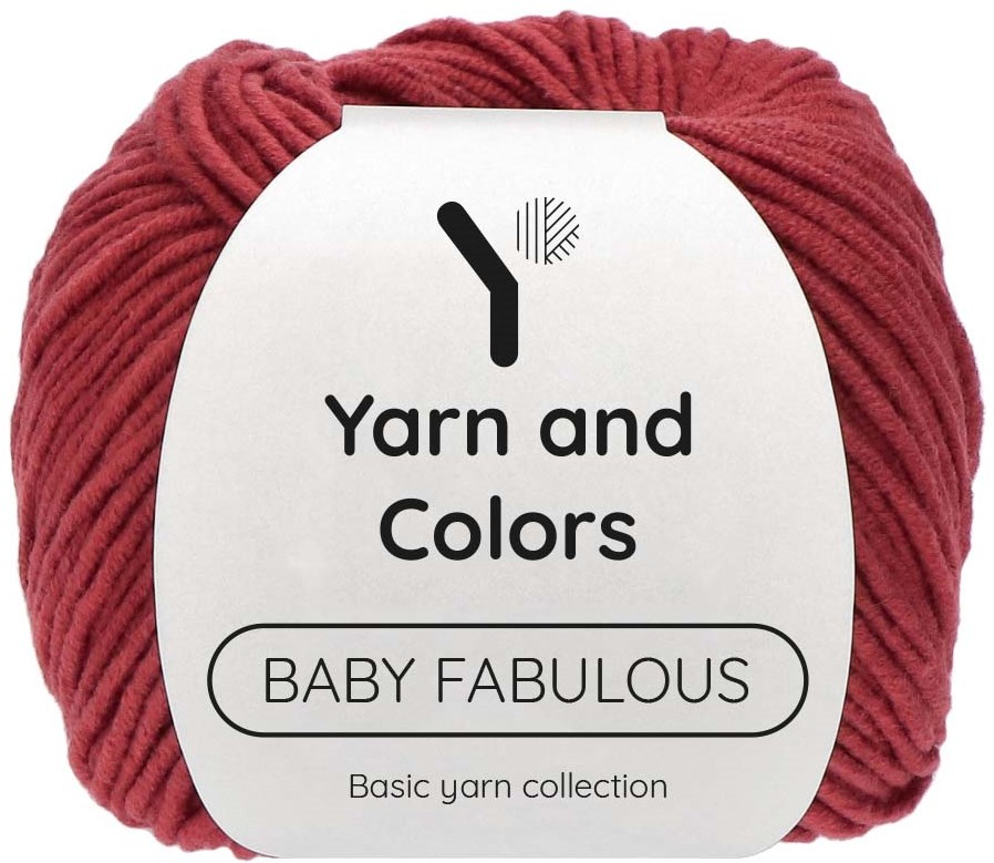 Yarn and Colors Baby Fabulous 029 Burgundy | Yarnplaza.com