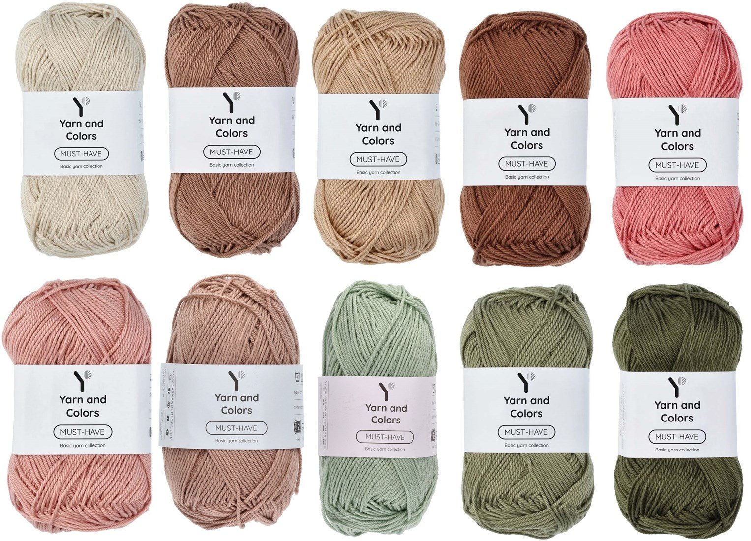 Yarn and Colors Must-have Color Pack 022 Italy - Yarnplaza.com