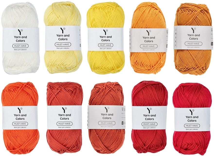 Yarn and Colors Must-have Color Pack 024 Spain - Yarnplaza.com