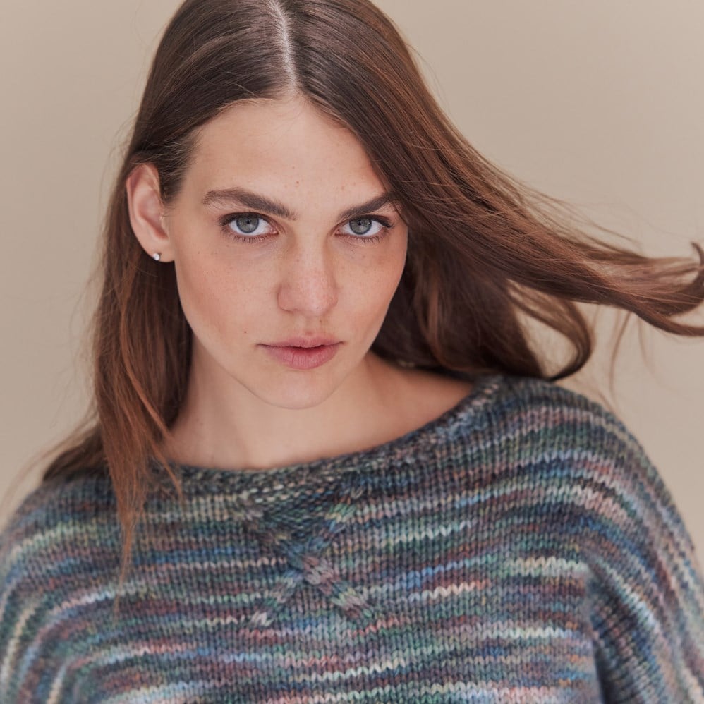 Lana Grossa Cool Merino Big Color 402 Gray-green/red/yellow/mint/brown ...