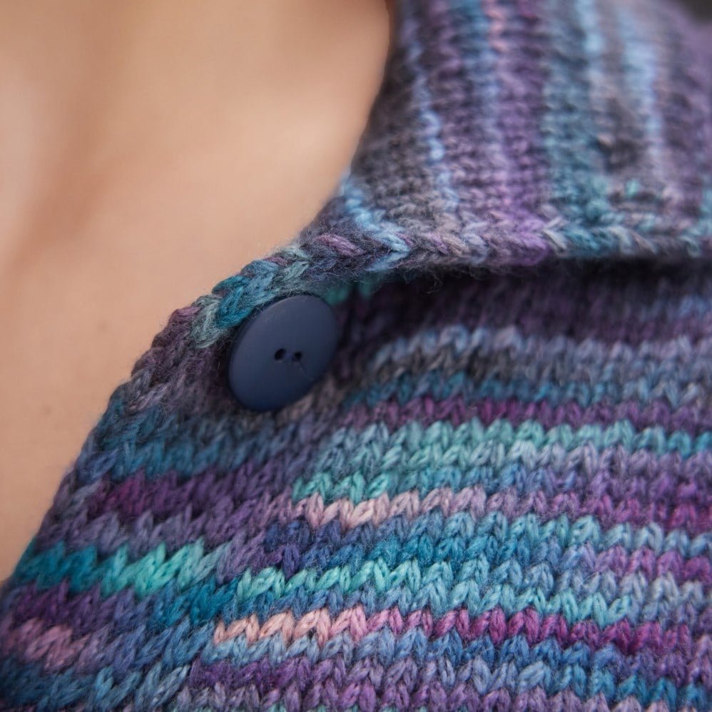 Lana Grossa Cool Merino Color 315 Dark Fuchsia/Rust/Gray Blue/Pink ...