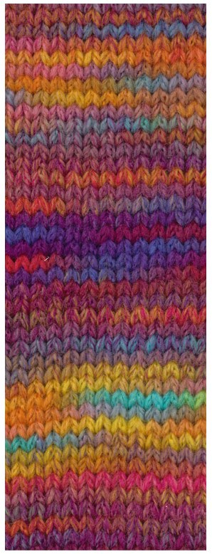 Lana Grossa Cool Merino Color 315 Dark Fuchsia/Rust/Gray Blue/Pink ...