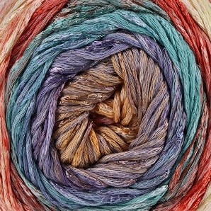 Lang Yarns Paradise 009 Rose/Lilac/Orange | Yarnplaza.com