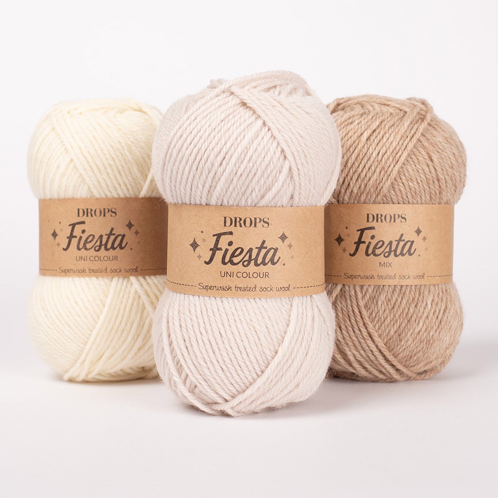 Drops Fiesta Mix 04 Beige | Yarnplaza.com