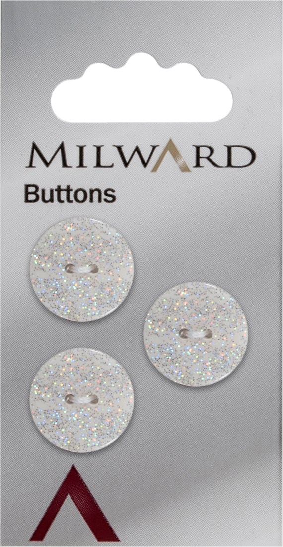 Milward Button with Glitter - Yarnplaza.com