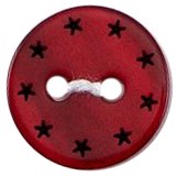 Milward Button with Stars - Yarnplaza.com